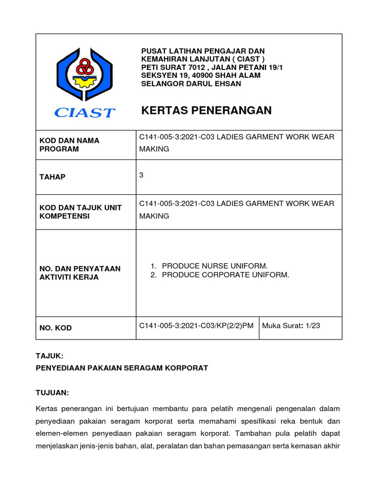 Kertas Penerangan - Teori Azilla | PDF