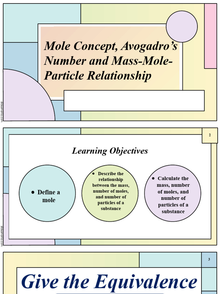 Mole Concept and Mass-Mole Relationships | PDF | Mole (Unit) | Molecules