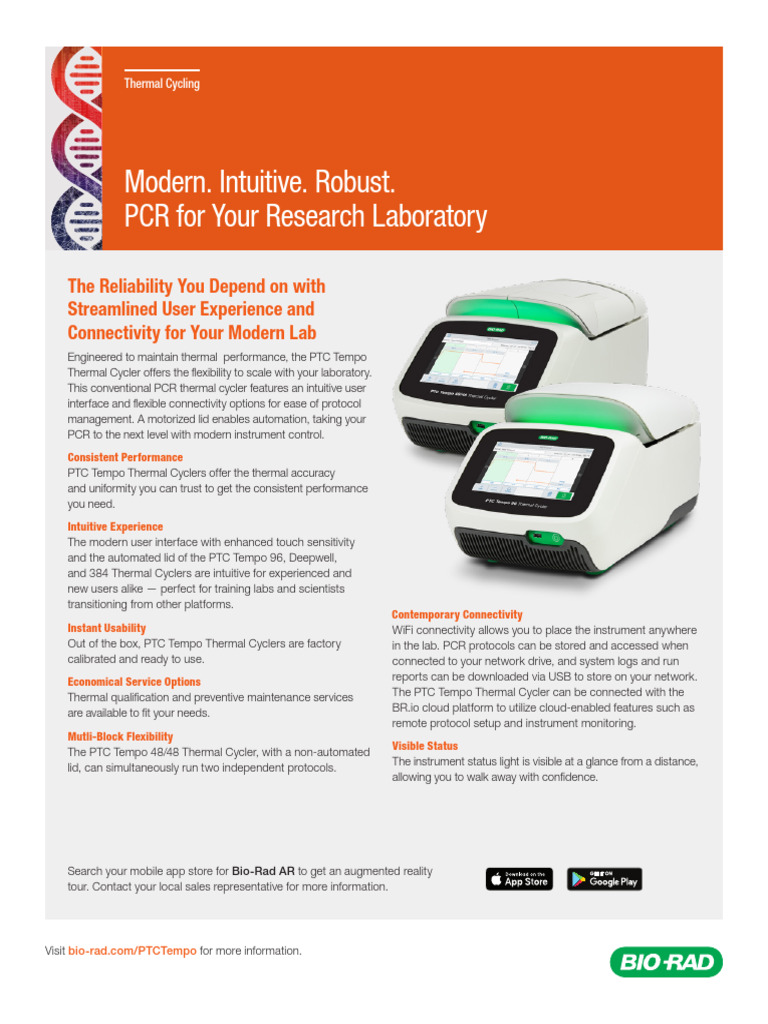 PTC Tempo - Academic Research | PDF | Agarose Gel Electrophoresis ...