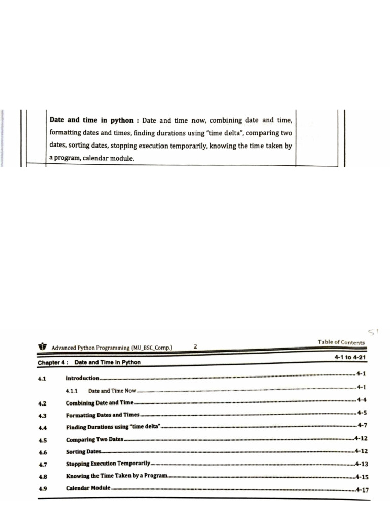 Advanced Python Programming - Lesson No.004 | PDF