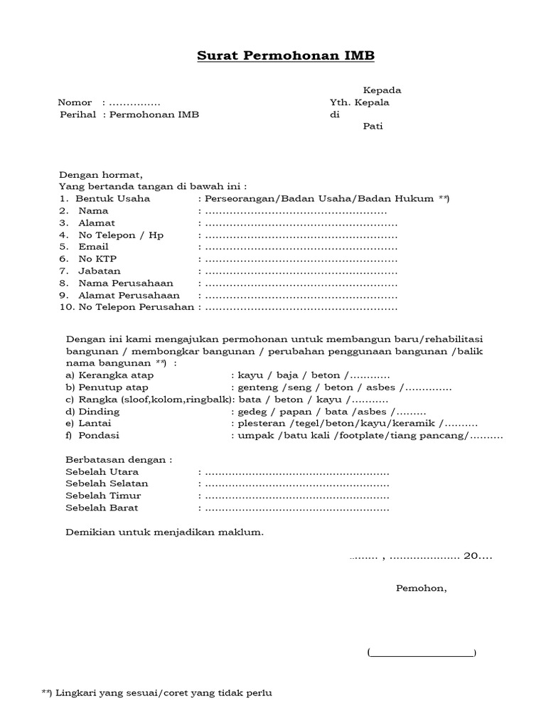 Form Imb Masjid | PDF