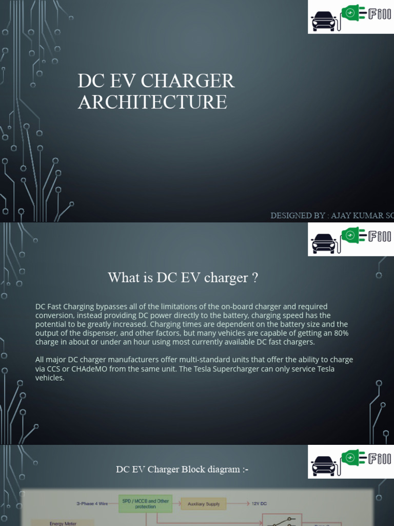 DC EV Charger Architecture Explained | PDF | Battery Charger | Computer ...