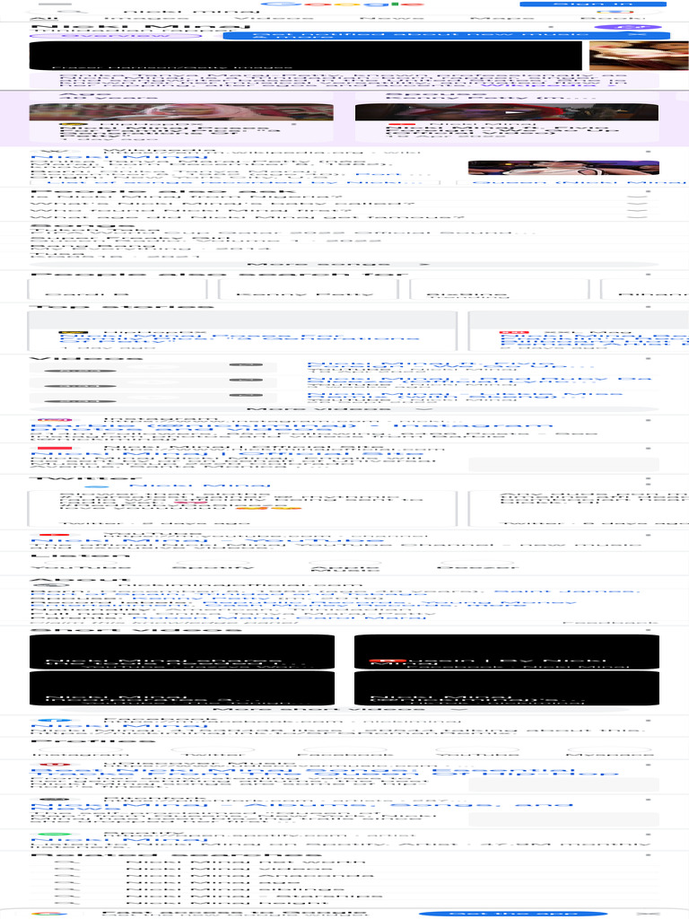 Nicki Minaj - Google Search | PDF | Hip Hop | African American Music