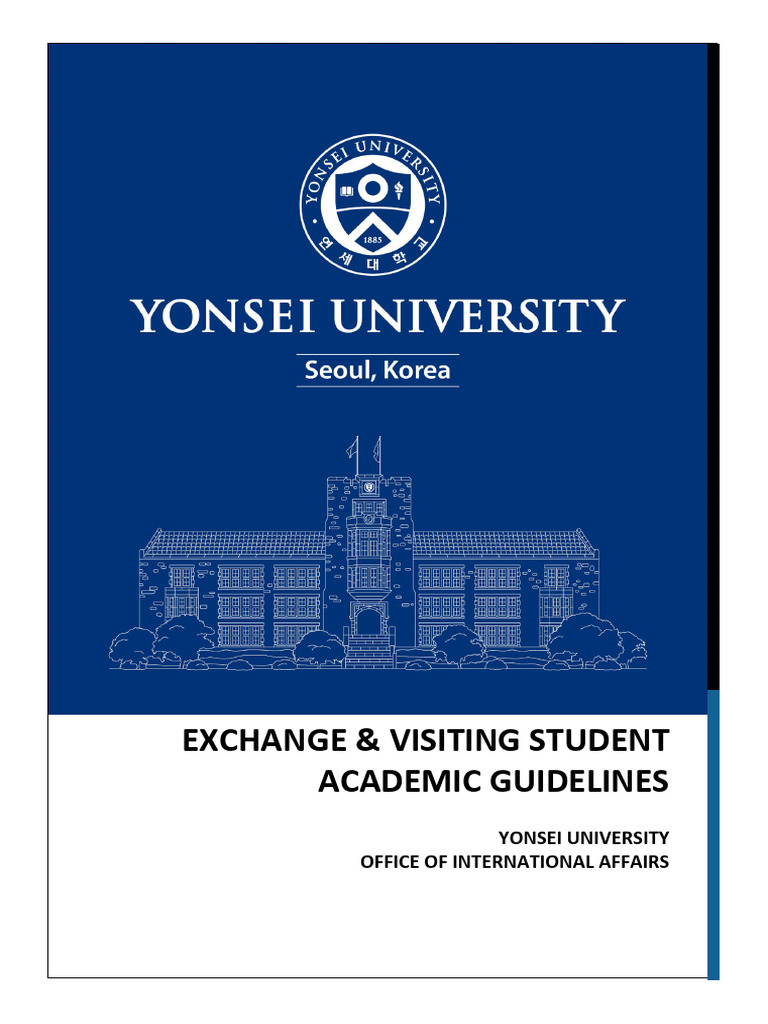 YONSEI Exchange and Visiting Student Academic Guidelines | PDF