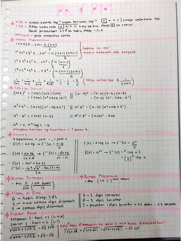 Catatan Belajar PK PMTK | PDF