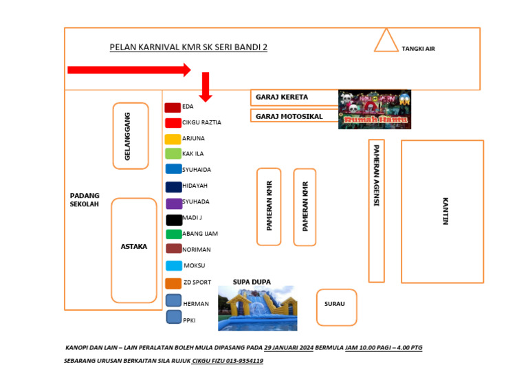 Pelan Tapak Karnival Sesdi 2023 | PDF