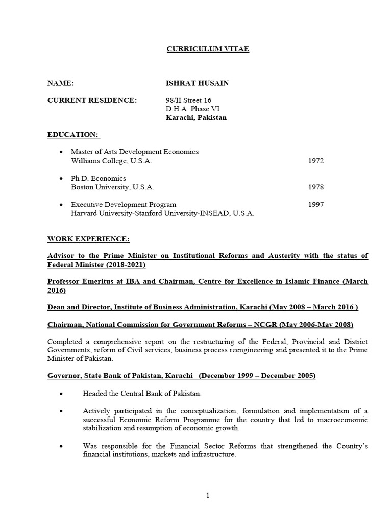 CV Detailed Ih 15012024 | PDF