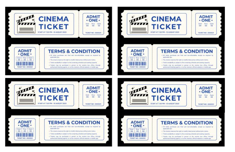 Movie Tickets | PDF