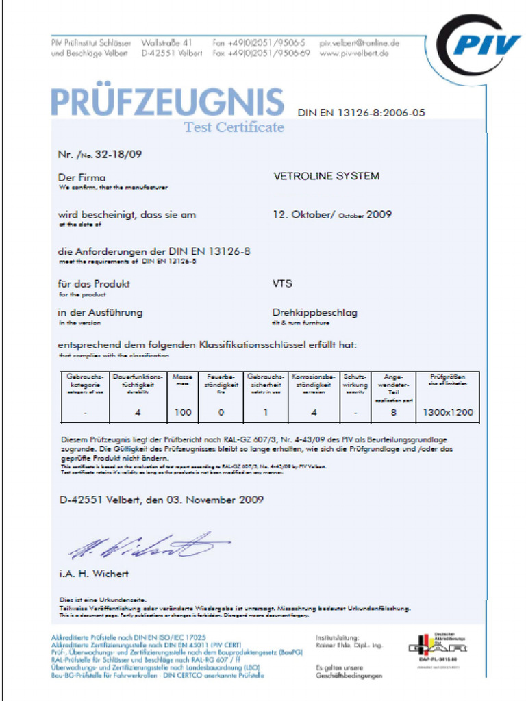 PIV RAL Certificate | PDF
