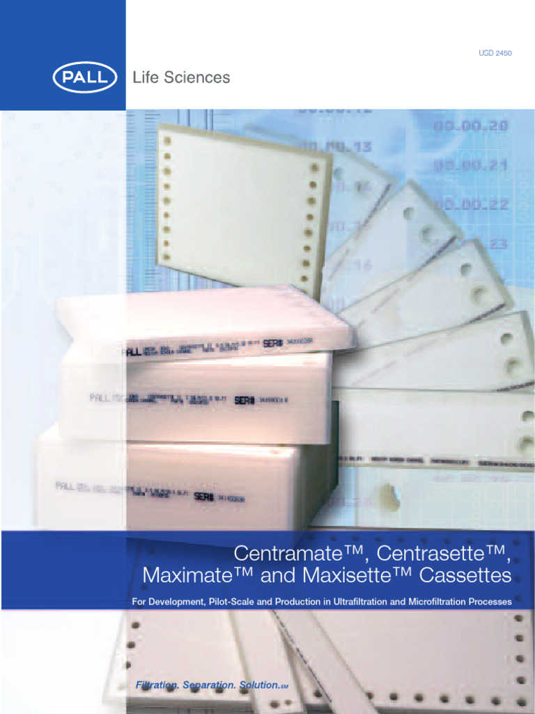 USD2450 Centramate Centrasette Maximate Maxisette TFF Cassettes DS En | PDF