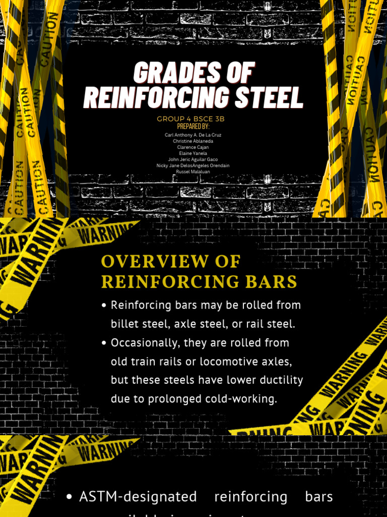 Grades of Reinforcing Steel | PDF | Materials | Building Engineering