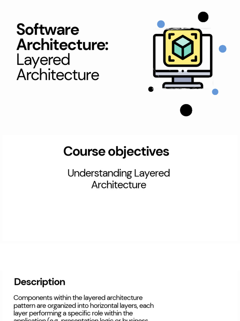 Chapritre 4 Software Achitecture Layered Architecture | PDF | Databases ...