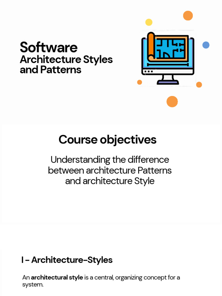 Chapitre 2-Software Achitecture Architecture Styles and Architecture ...