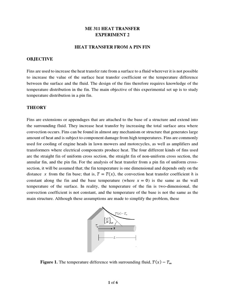Experiment 2 Lab Sheet | PDF | Heat Transfer | Heat