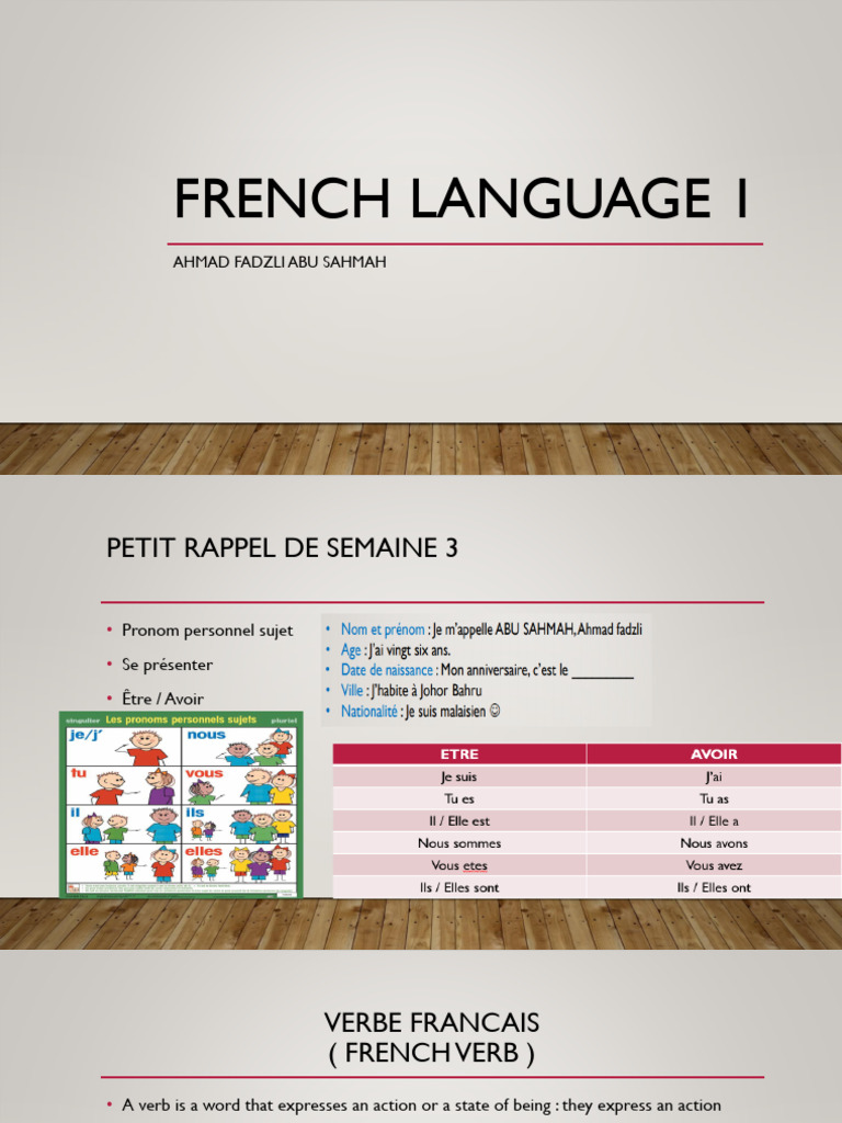 Verbes Français : Types et Conjugaison | PDF | Syntaxe | Linguistique