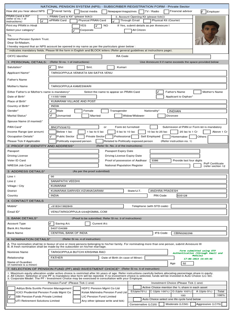 Otp Authenticate | PDF | Identity Document | Taxes