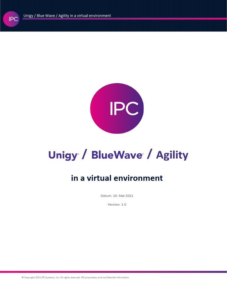 Unigy-Blue Wave-Agility in A Virtual Environment | PDF | Virtual ...