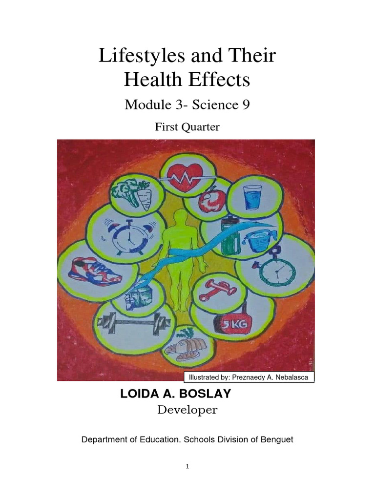 Sci9 Q1 W2 Lifestyles-and-their-Health-Effects Boslay v2 | PDF | Cough | Infection