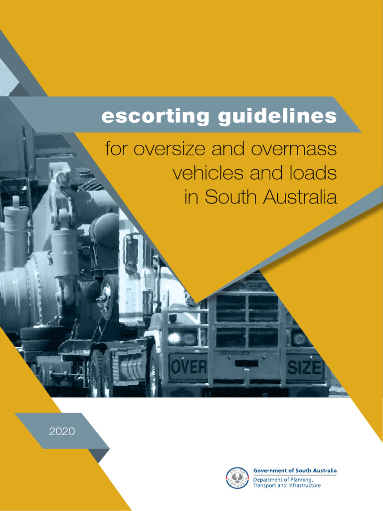 Escorting Guideline SA | PDF | Traffic | Road