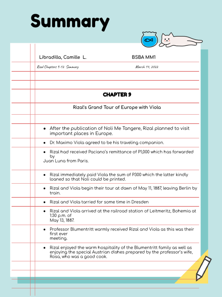 Life and works of National Hero Dr. Jose Rizal | PDF