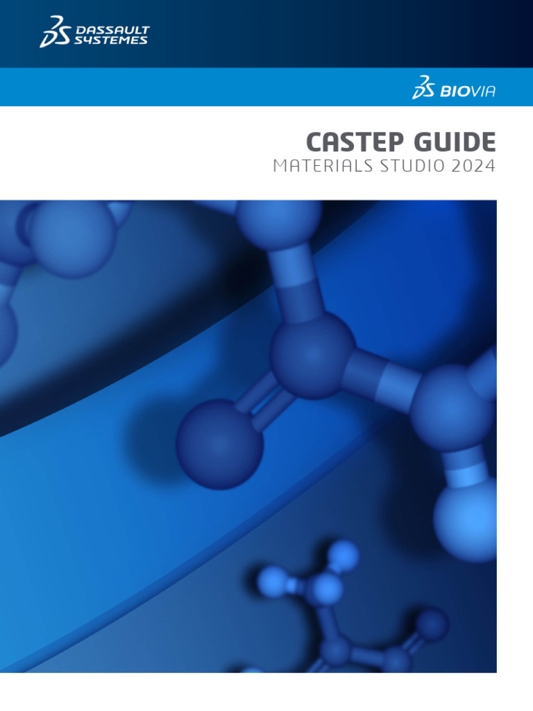 Castep | PDF | Molecular Dynamics | Spectroscopy
