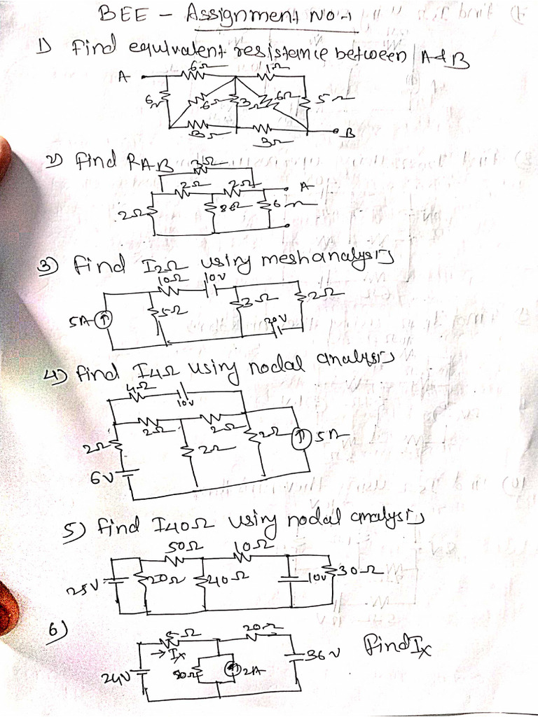 Bee Assignment No 1 | PDF