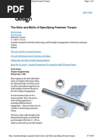 SAE Bolt Torque Chart - Grade 2, Grade 5, Grade 8 - Mechanicology | PDF | Screw | Strength Of ...
