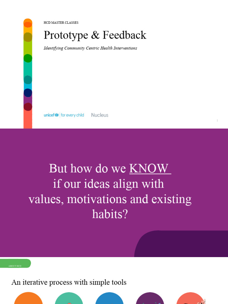 HCD Prototype & Feedback | PDF | Prototype | Human Communication