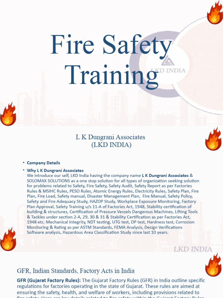 1 Fire Safety Training | PDF | Fires | Fire Safety