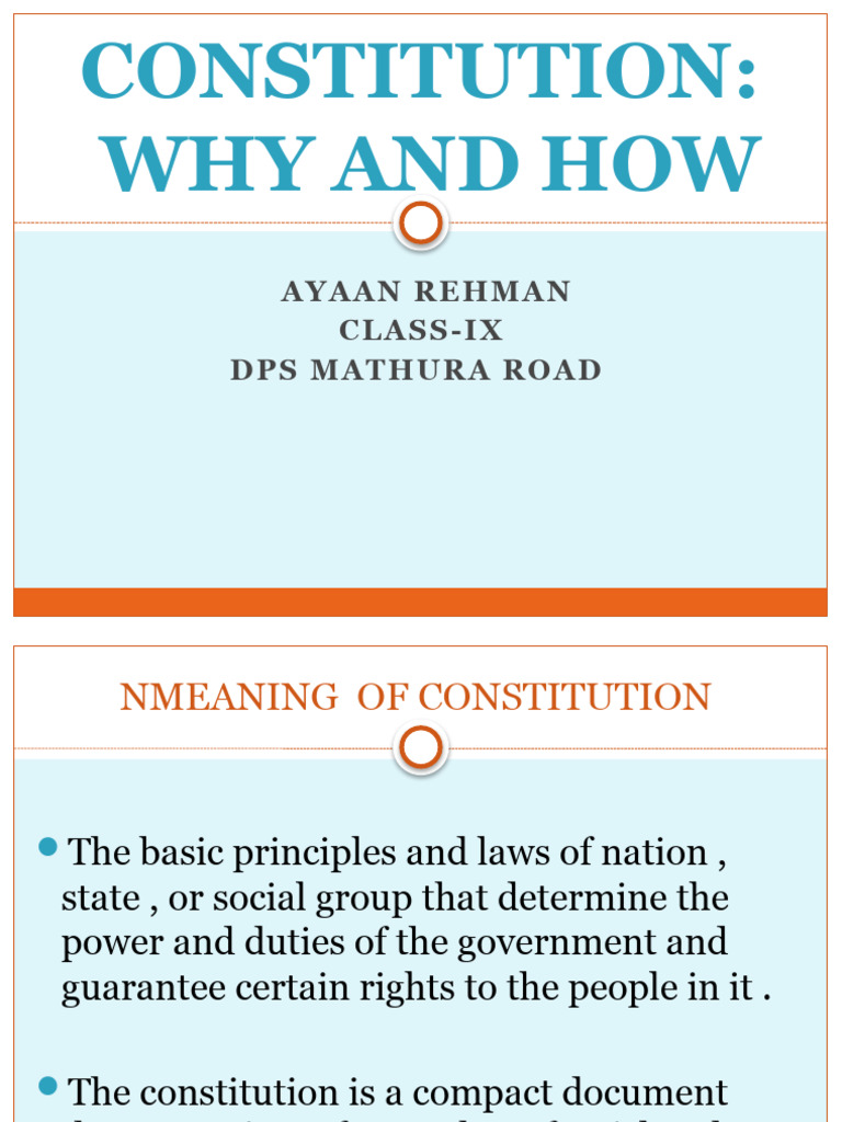 Constitution | PDF | Constitution | Legal Documents