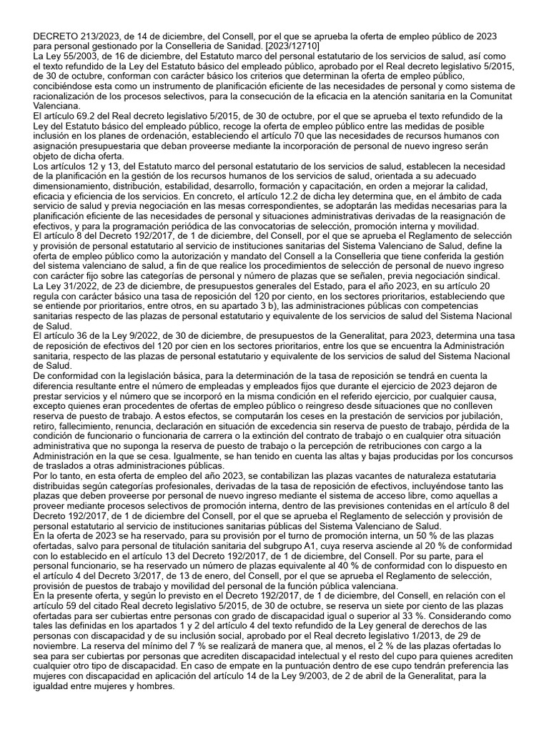 Docv 2023 12710 | PDF | Planificación | Invalidez