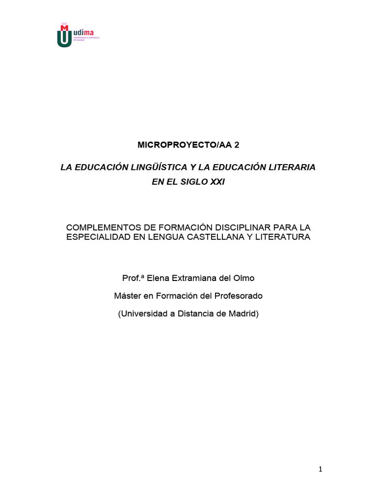 Microproyecto - AA 3. Orientaciones y Casos Prácticos | Descargar gratis PDF | Evaluación | Plan ...