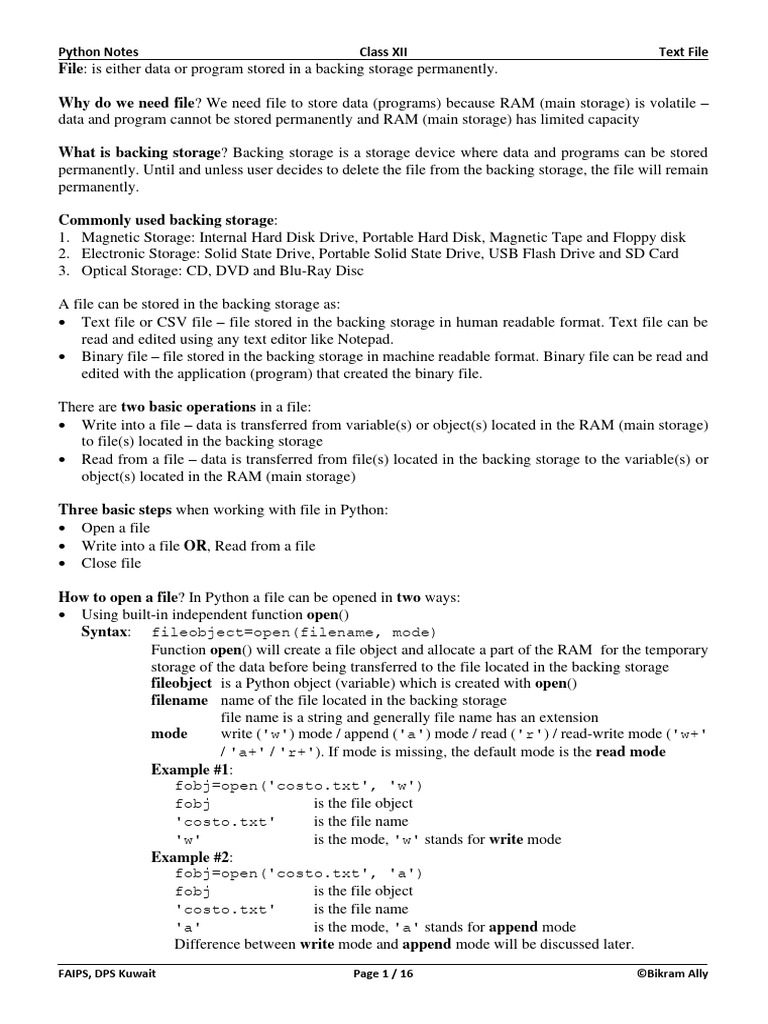 Python Text Files Pdf Computer Data Storage Computer File 9249