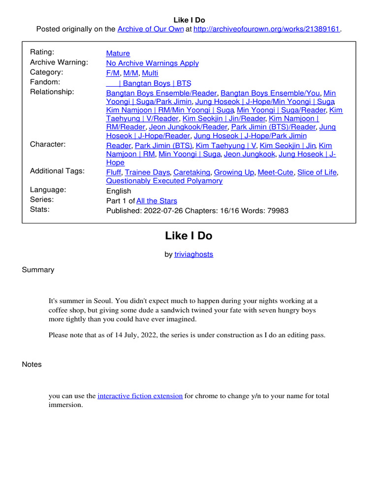 Like I Do | PDF