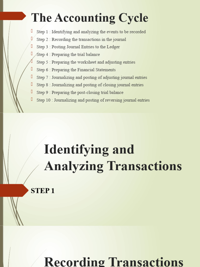 Lesson 2- Analyzing Business Transactions_2nd Quarter | PDF | Debits ...