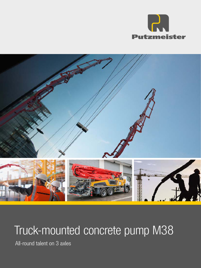 M38-5 Brochure EN | Download Free PDF | Pump | Mechanical Engineering
