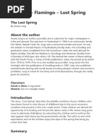 The Lost Spring Class 12th | PDF