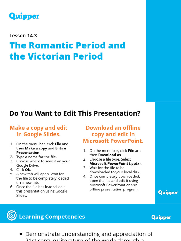 Romantic vs. Victorian Literature Analysis | PDF | Romanticism ...
