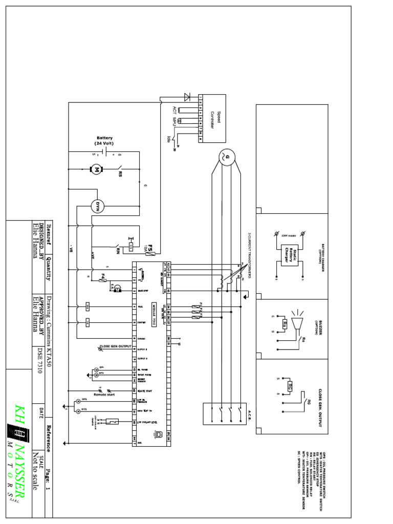 KTA 50 Dse7310 Speed Control | PDF