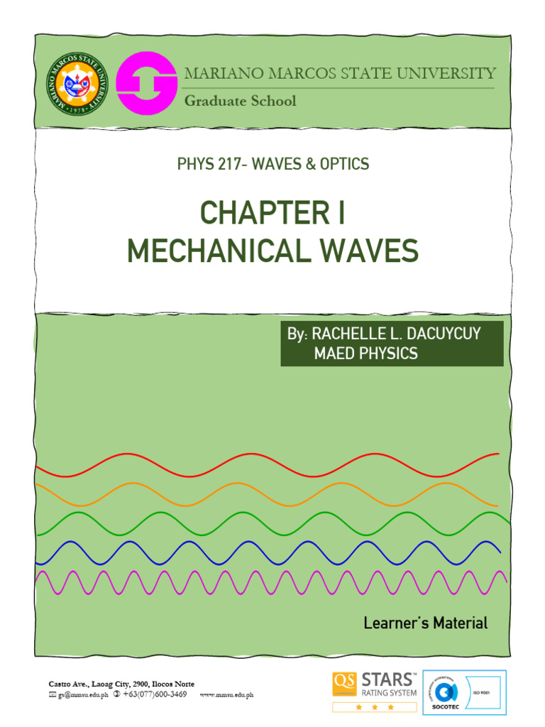 CHAPTER 1 - Learning Material | PDF | Waves | Sound