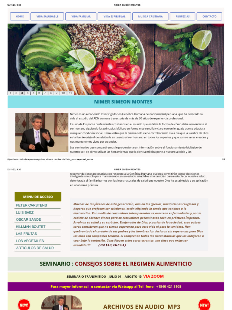 Nimer Simeon Montes | PDF | Vida