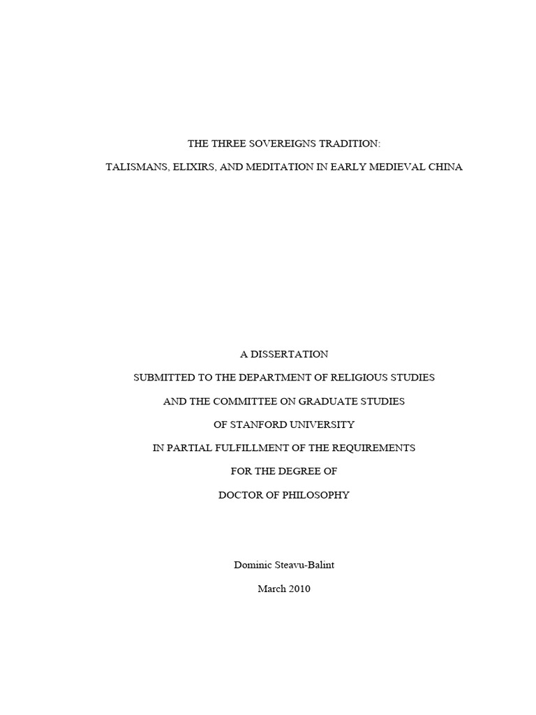 Sanhuang Tradition: Talismans & Rituals | PDF | Chinese Philosophy