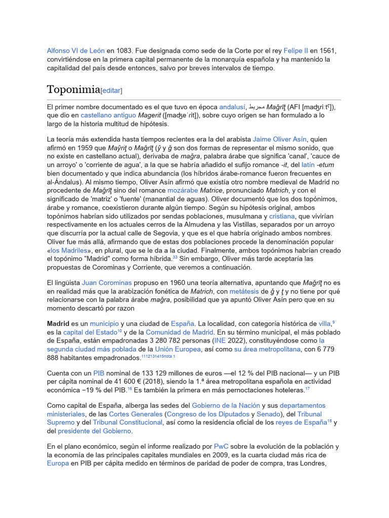 Historia de Cinco | PDF | Madrid | Al Andalus