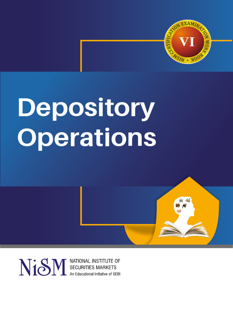 NISM Series VI Depository Operations Workbook October 2019 | PDF | Securities (Finance) | Stocks