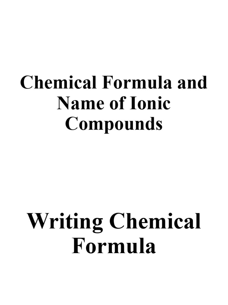Chemical Formul-WPS Office | PDF