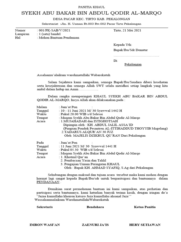 Proposal Khoul | PDF