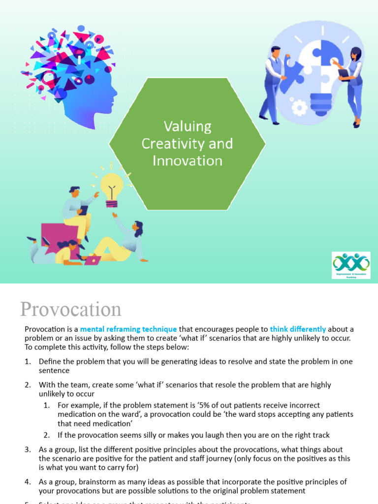 Creative Problem-Solving Techniques | PDF | Thought | Mind