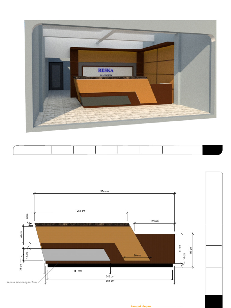 Gambar Ukuran Backdrop Dan Meja | PDF