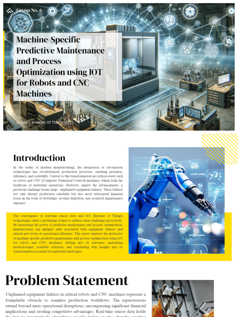 IoT Predictive Maintenance for CNC Machines | PDF