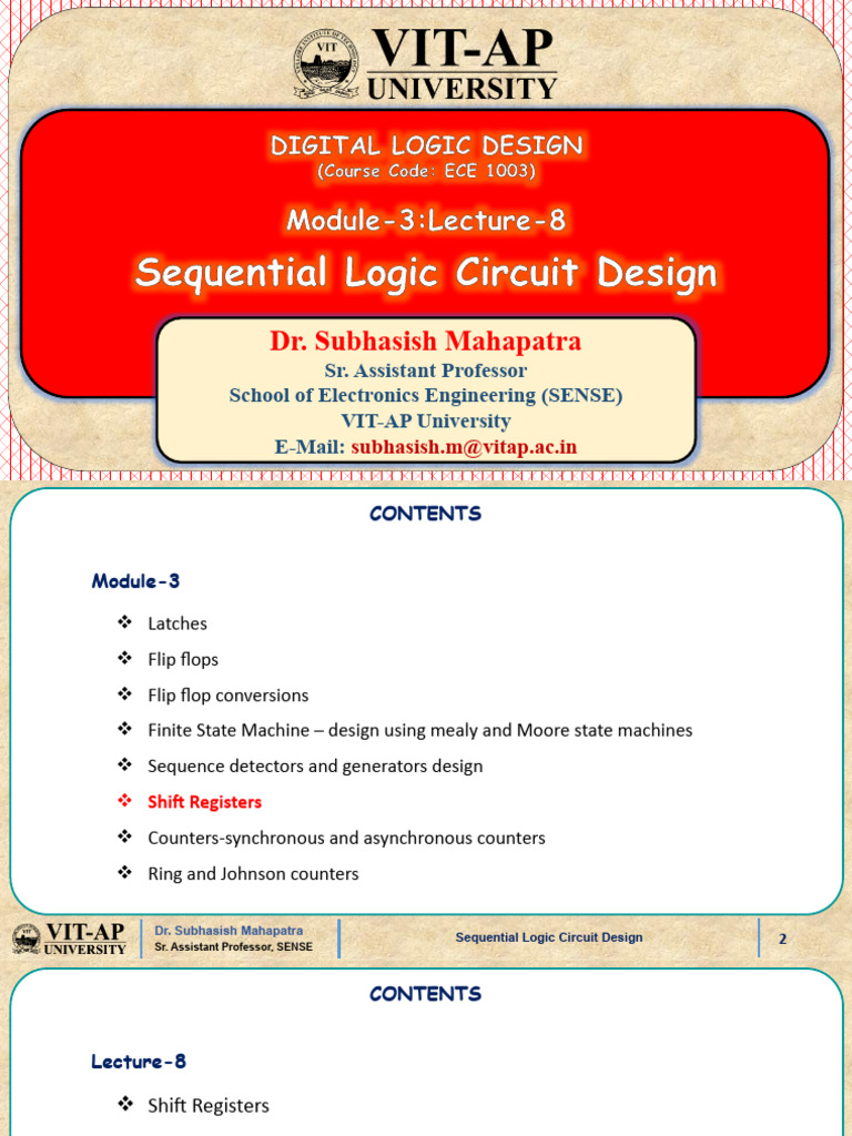 DLD Module 3-Shift Registers Lecture-5 | PDF | Digital Technology ... DLD Module 3-Shift Registers Lecture-5 | PDF | Digital Technology ...